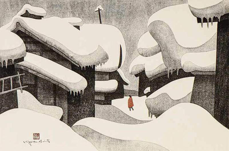 Print Exhibit Celebrating Snow At Niseko Arishima Memorial Museum ...